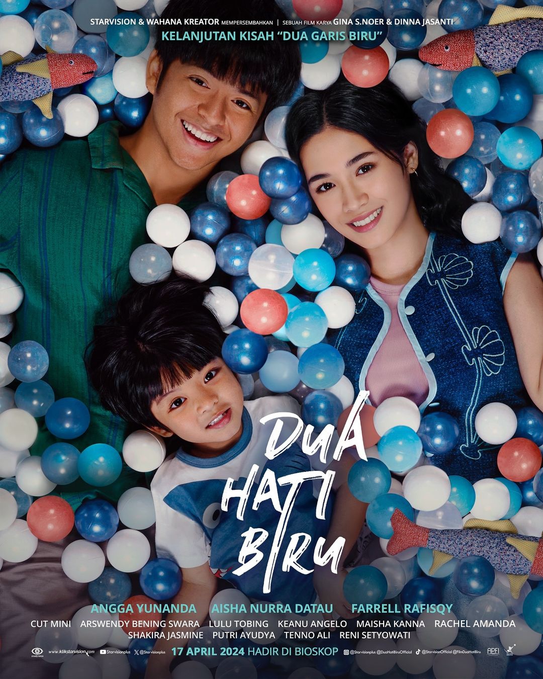 Film Dua Hati Biru, Kisah Bima dan Dara Jadi Orang Tua